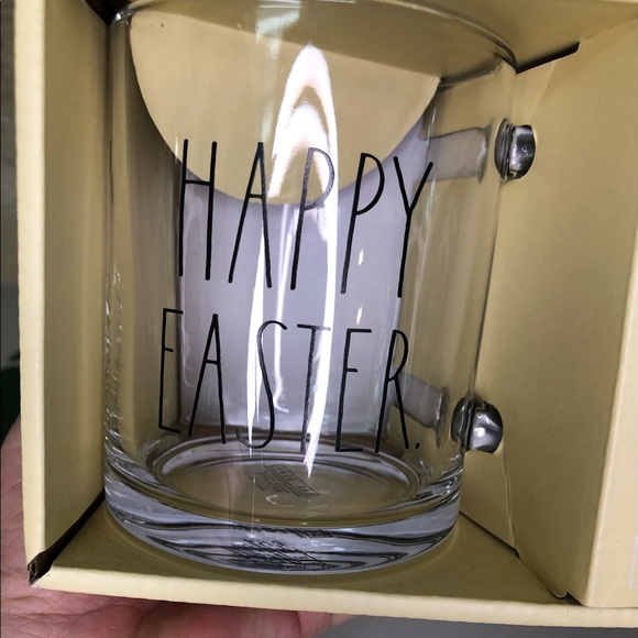 Rae Dunn | Kitchen | Happy Easter Rae Dunn Glass Mugglass W Glass ...